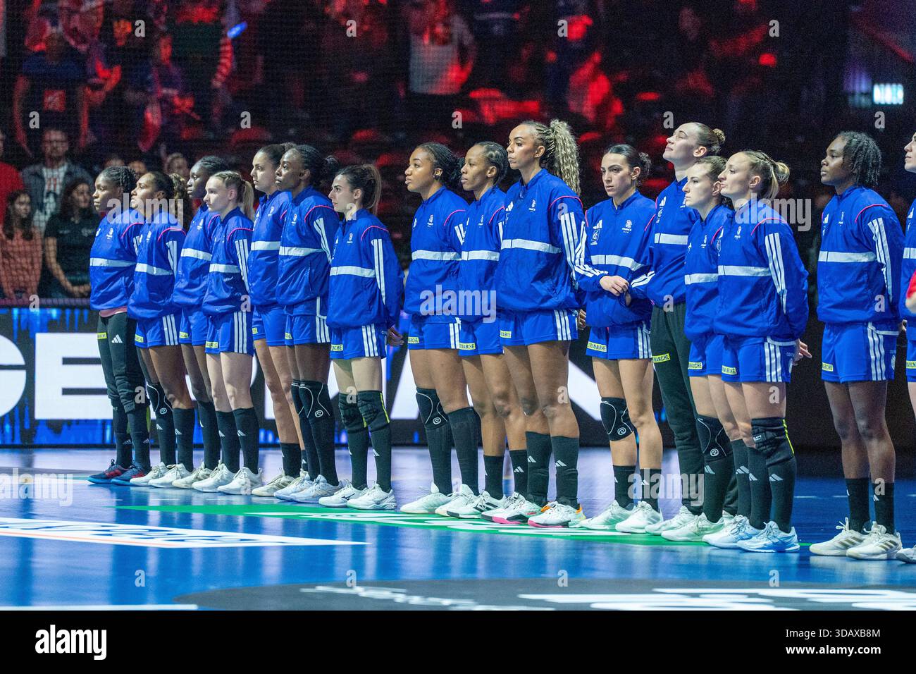 ROTTERDAM, NETHERLANDS - DECEMBER 12: team France during the IHF ...