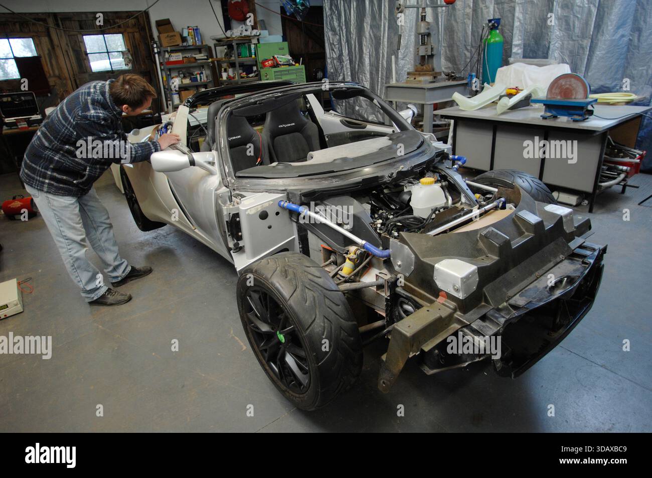 Dale Vince founder of Ecotricity who is converting a Lotus Exige sports ...