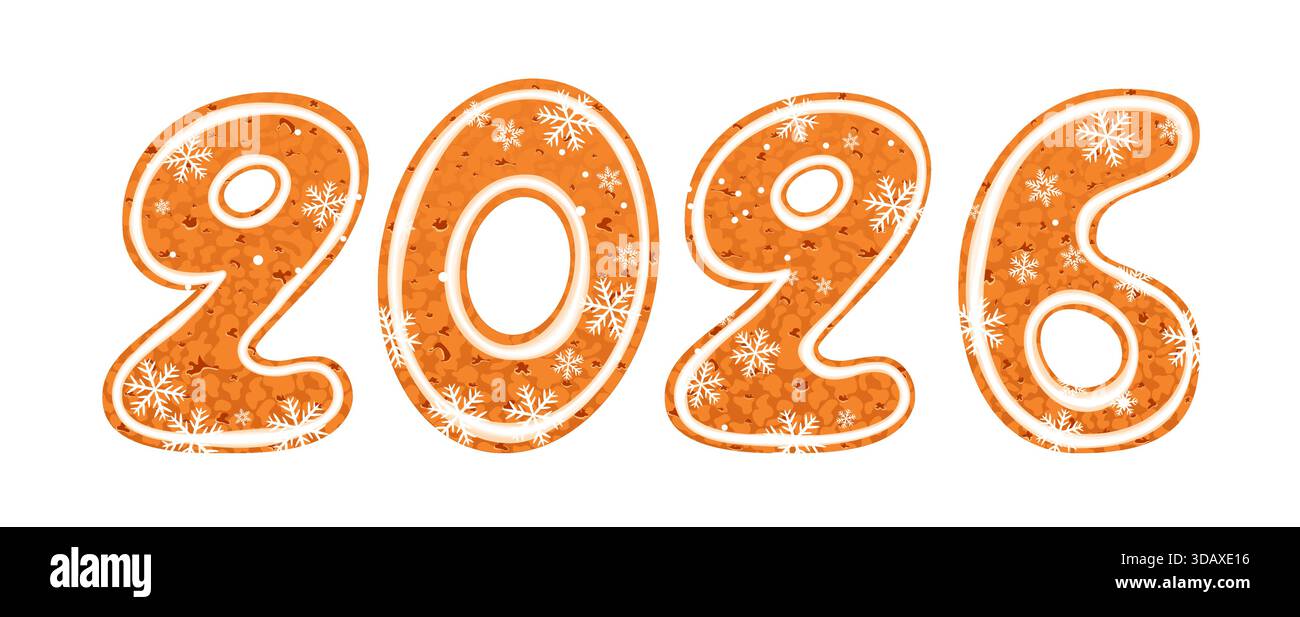 Year 2026 on white Stock Vector Images - Alamy