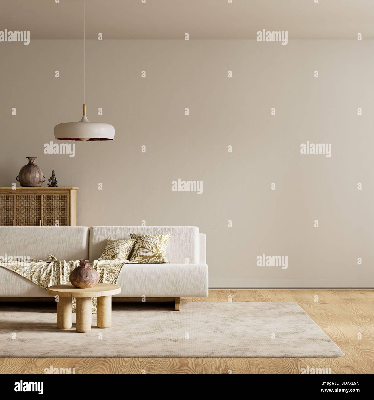 Natural lighting and negative space define the airy Nordic room ...