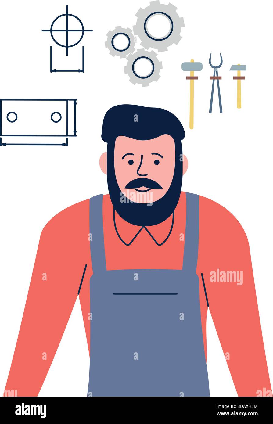 Professional maintenance technician checking Cut Out Stock Images ...