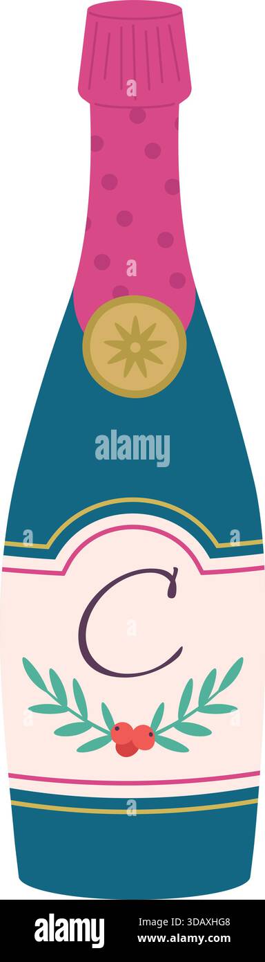 Fizzy drink bubbles bottle Stock Vector Images - Alamy