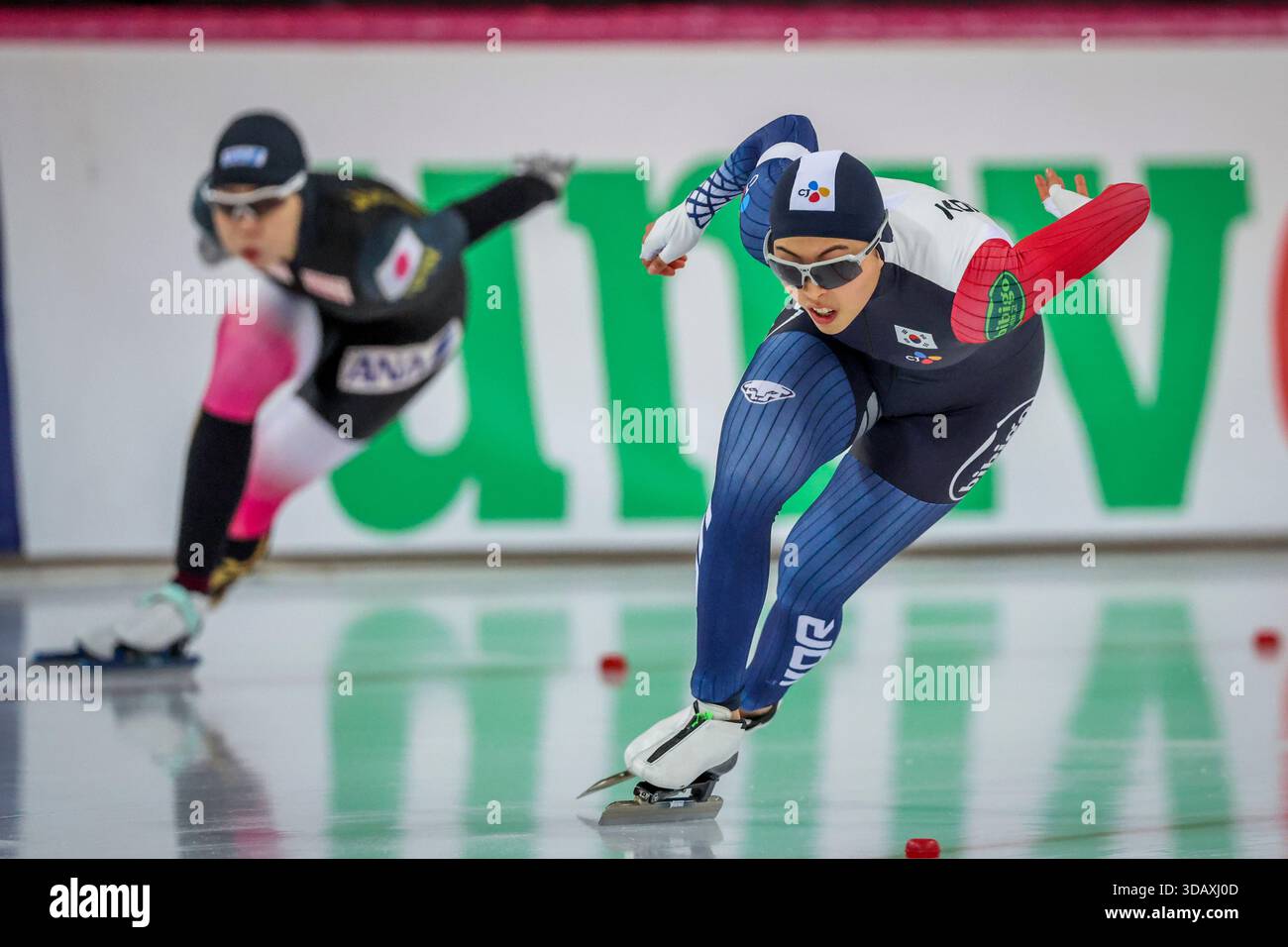 Hamar 20251212. under 500 meters in the world cup on ice skating in the ...