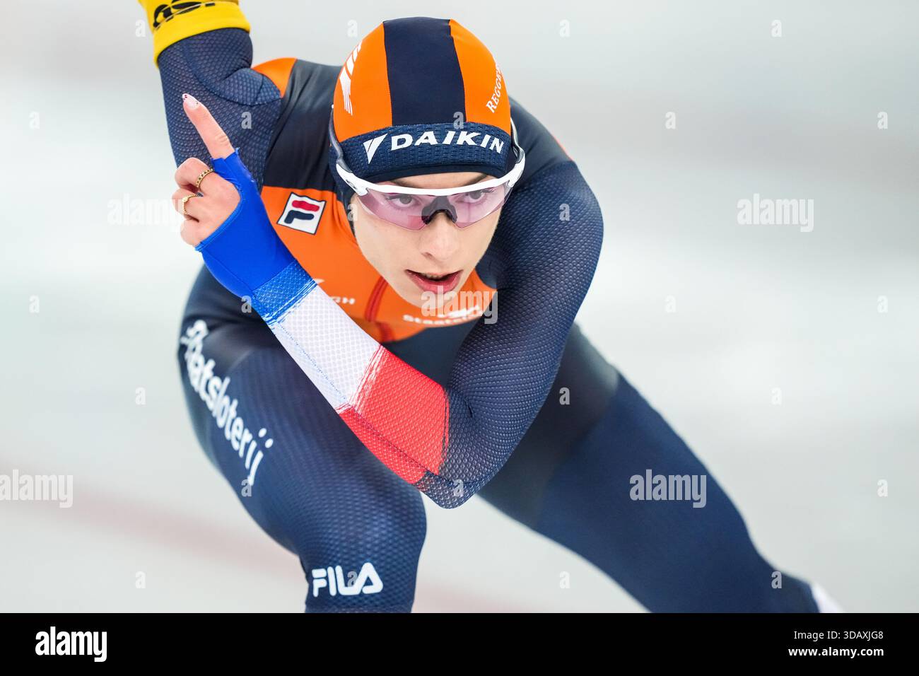 HAMAR, NORWAY - DECEMBER 12: Femke Kok of Netherlands during the ISU ...