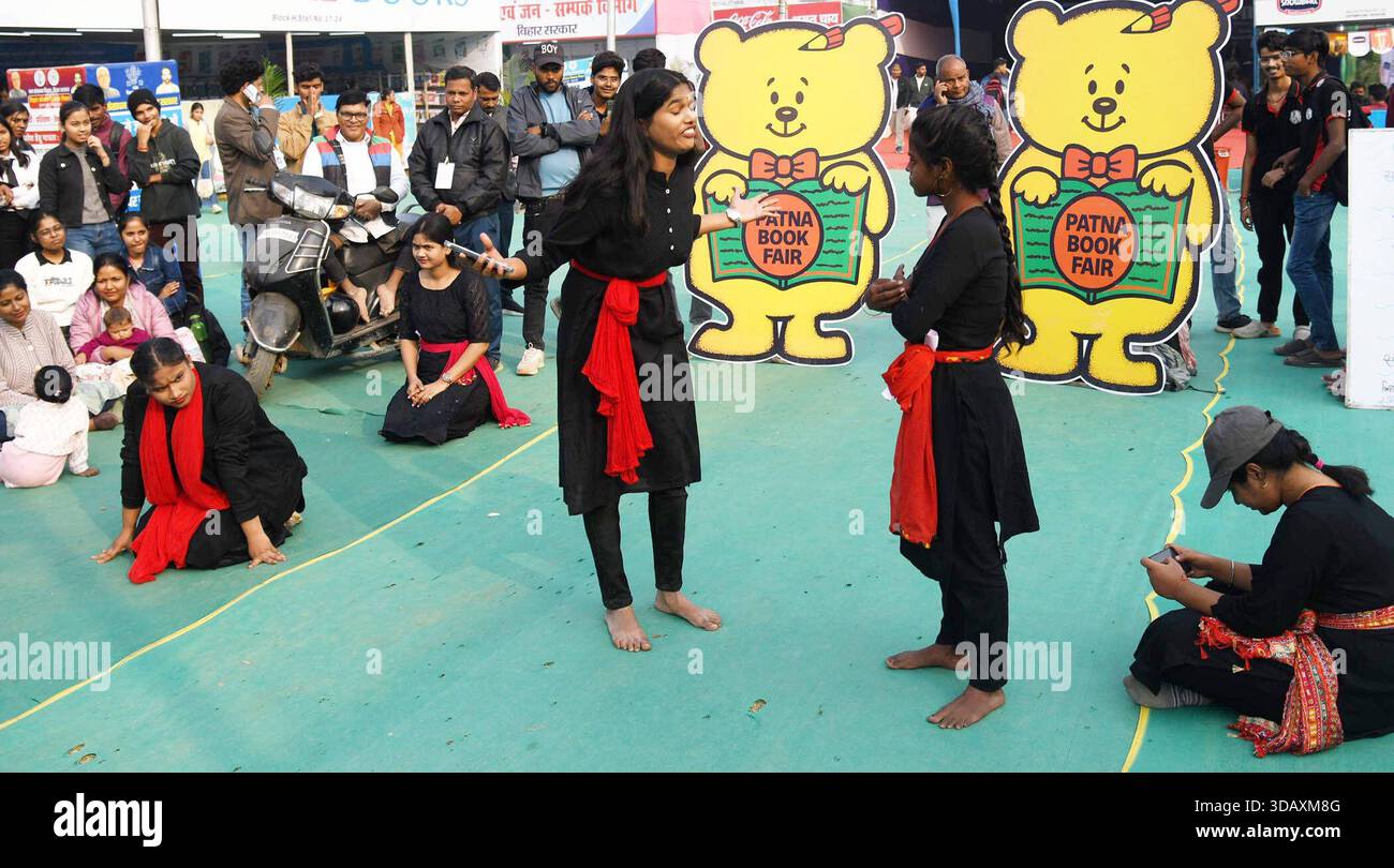 PATNA, INDIA - DECEMBER 11: Students of Sri Arvind Mahila College ...
