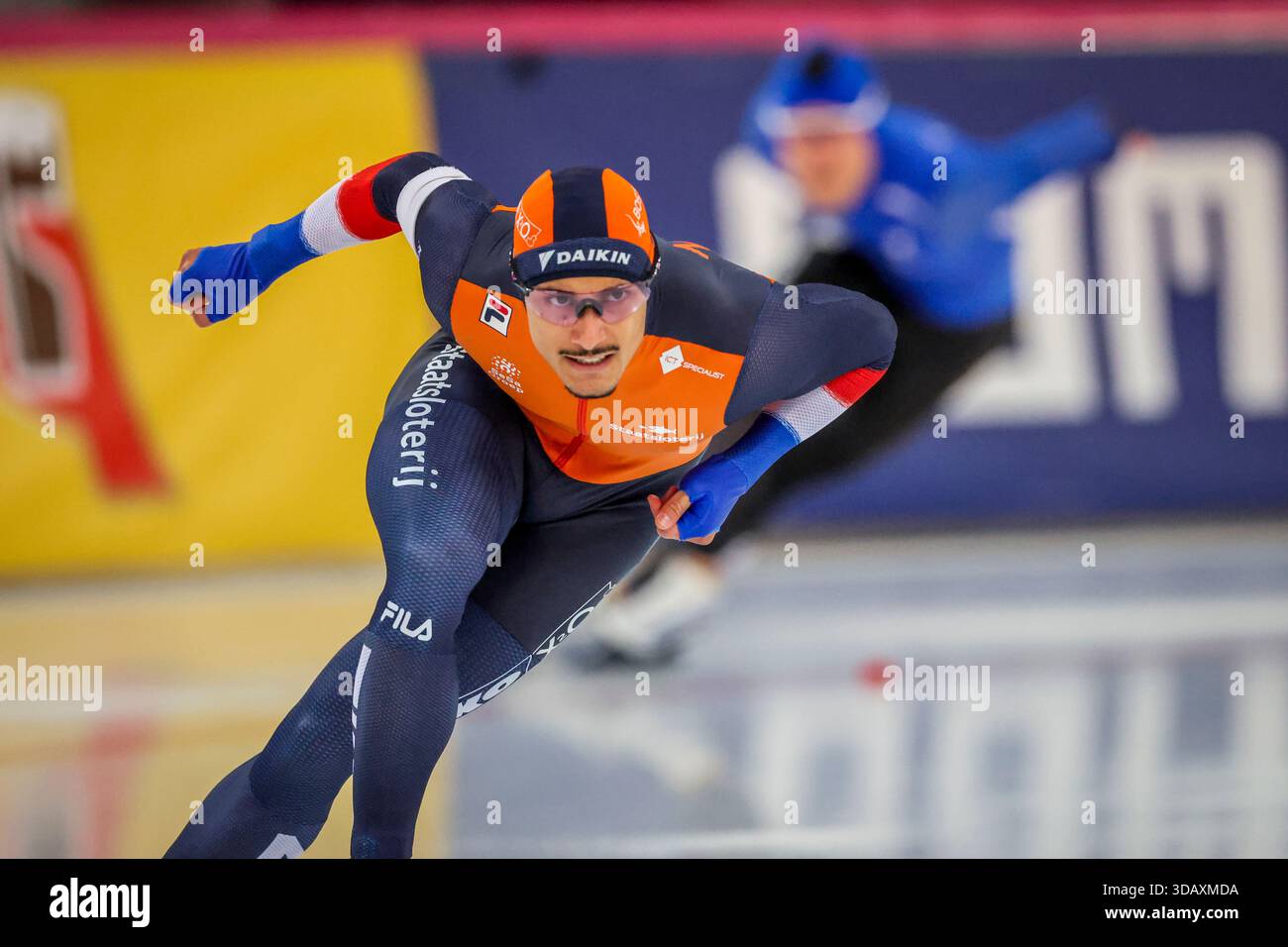 Hamar 20251212. Sebas Diniz (NED) under 500 meters in the world cup on ...