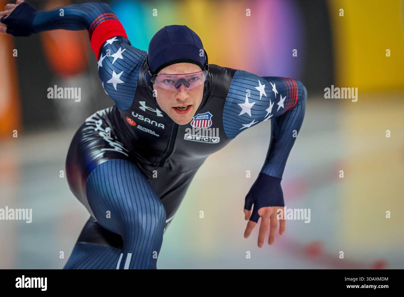 Hamar 20251212. under 500 meters in the world cup on ice skating in the ...