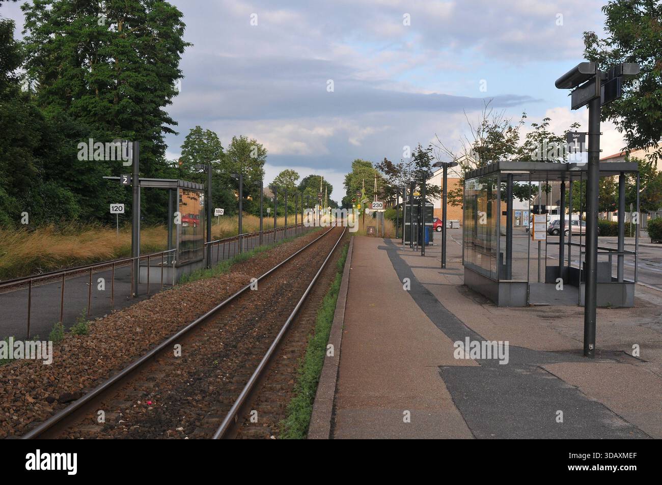 Jyderup Denmark. 04 July 2021, Danish public train transport in danish ...