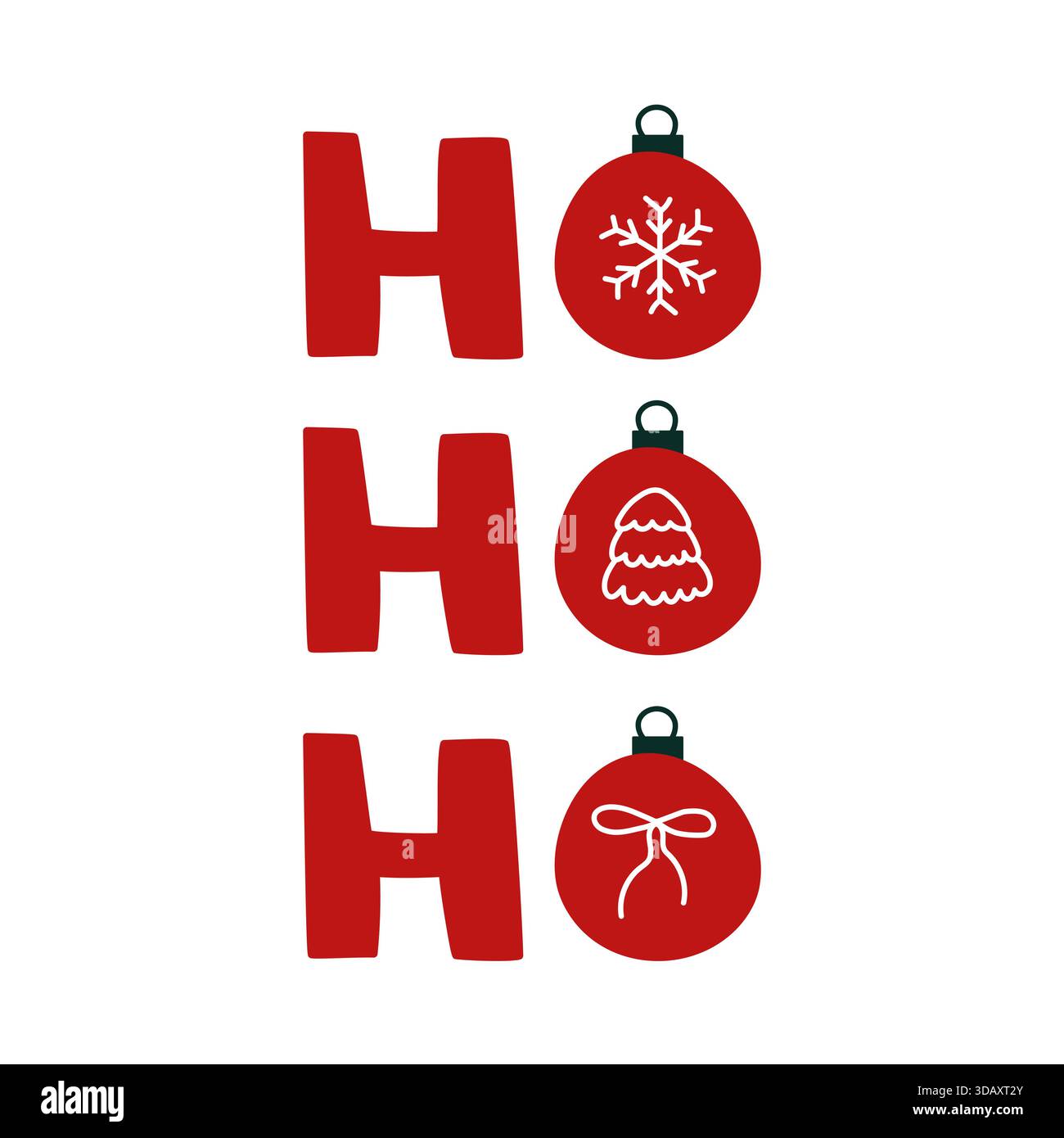 Ho text symbols santa hi-res stock photography and images - Alamy