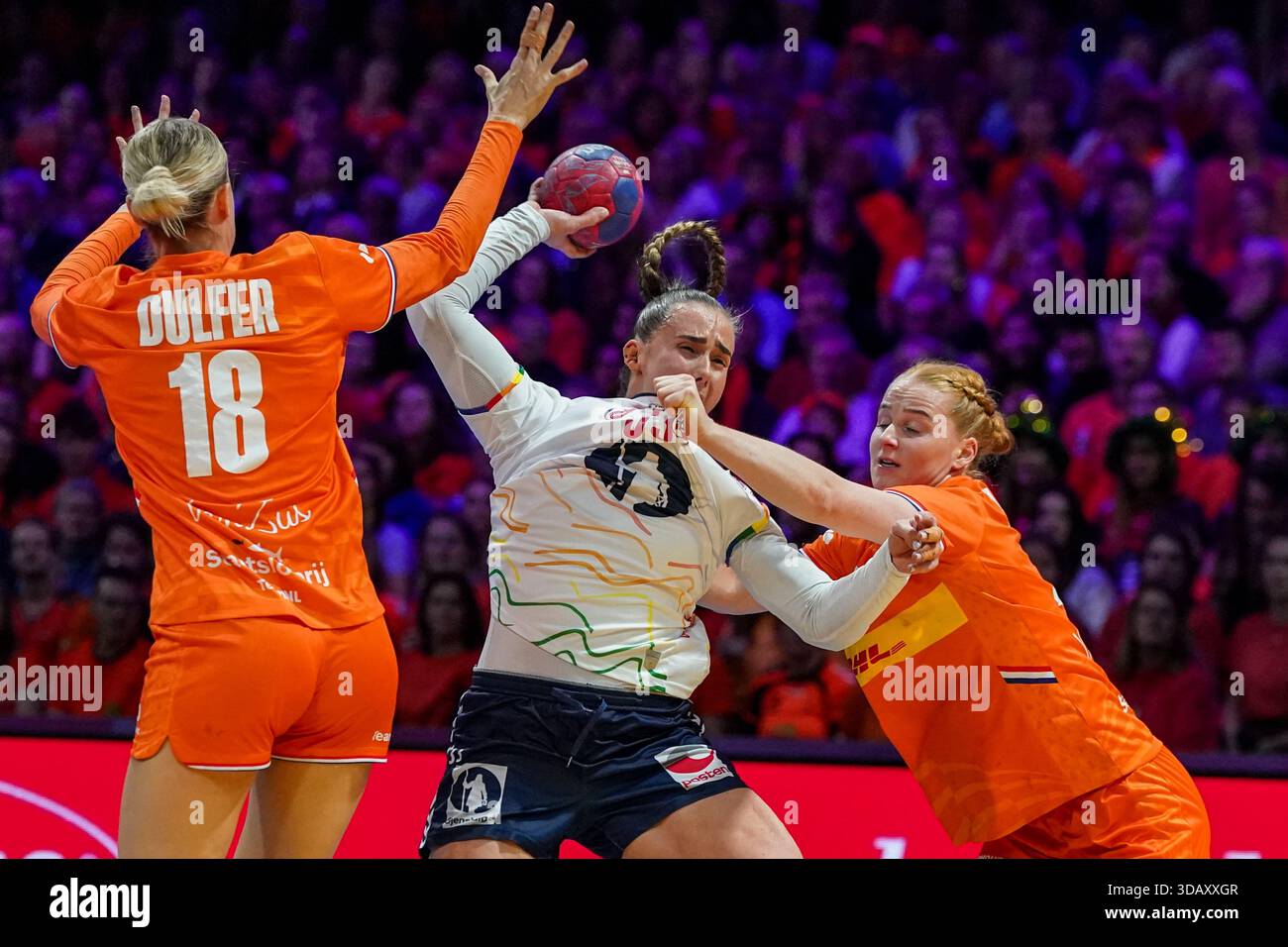 ROTTERDAM, NETHERLANDS - DECEMBER 12: Thale Deila of Norway shoots at ...