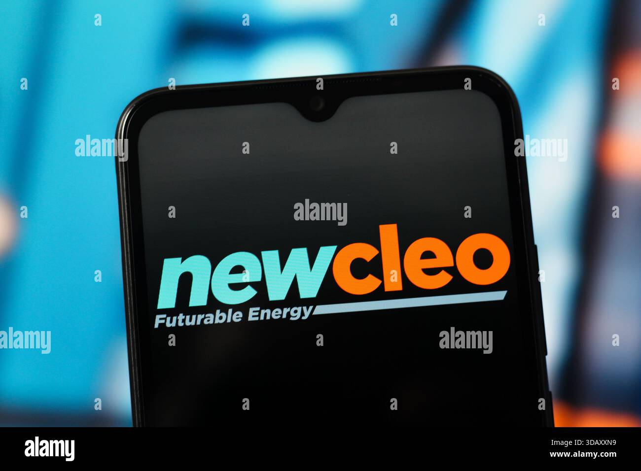 December 12, 2025, Canada: In this photo illustration, the Newcleo logo ...