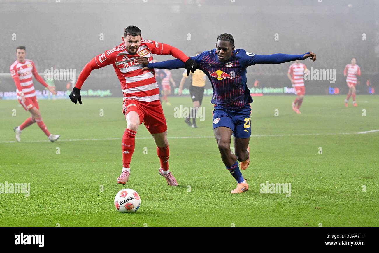 from left: Oliver Burke, Castello Lukeba (Leipzig) Berlin, December 12 ...