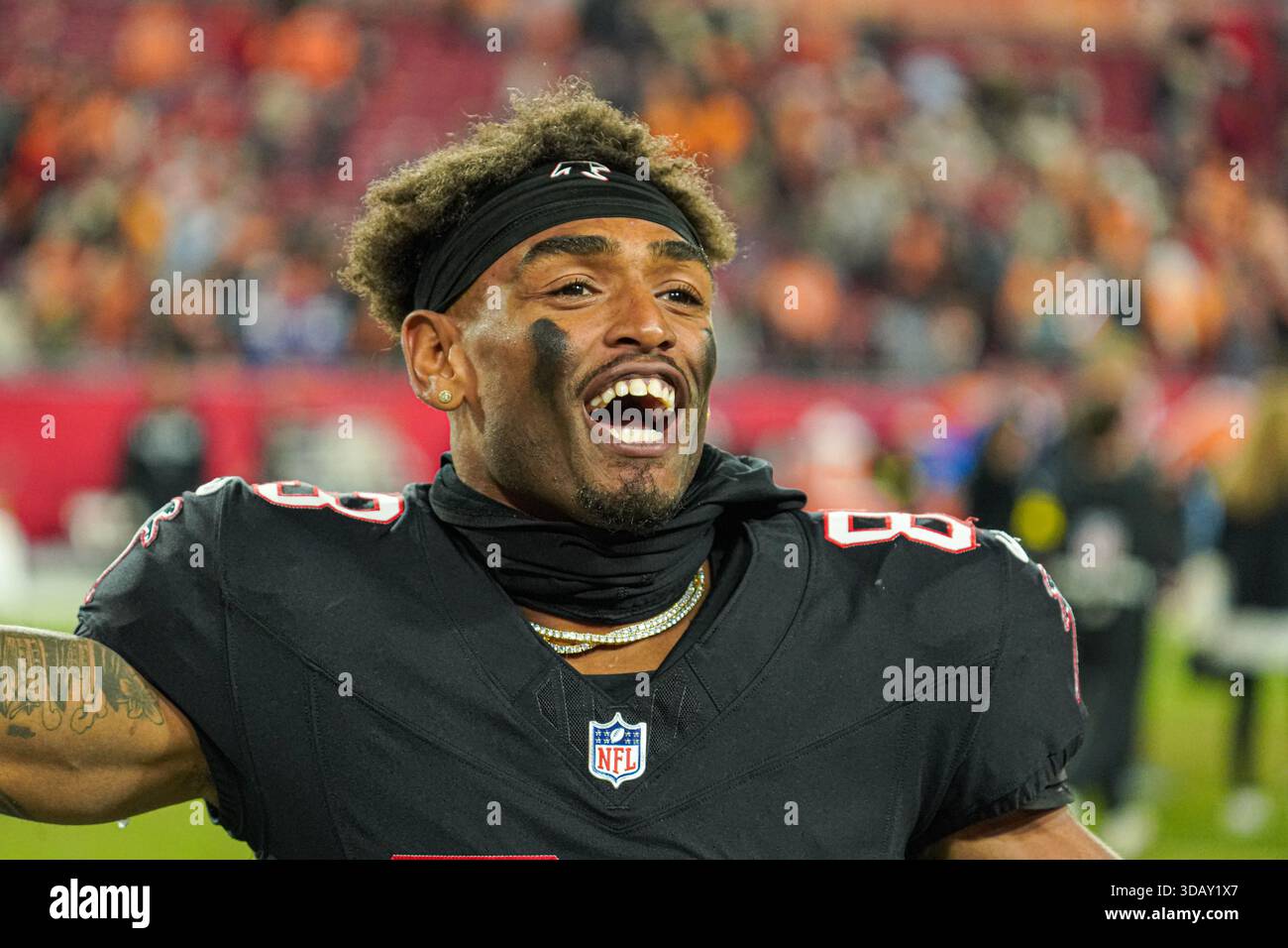 Tampa Bay, Florida, USA, December 11, 2025, Atlanta Falcons player ...