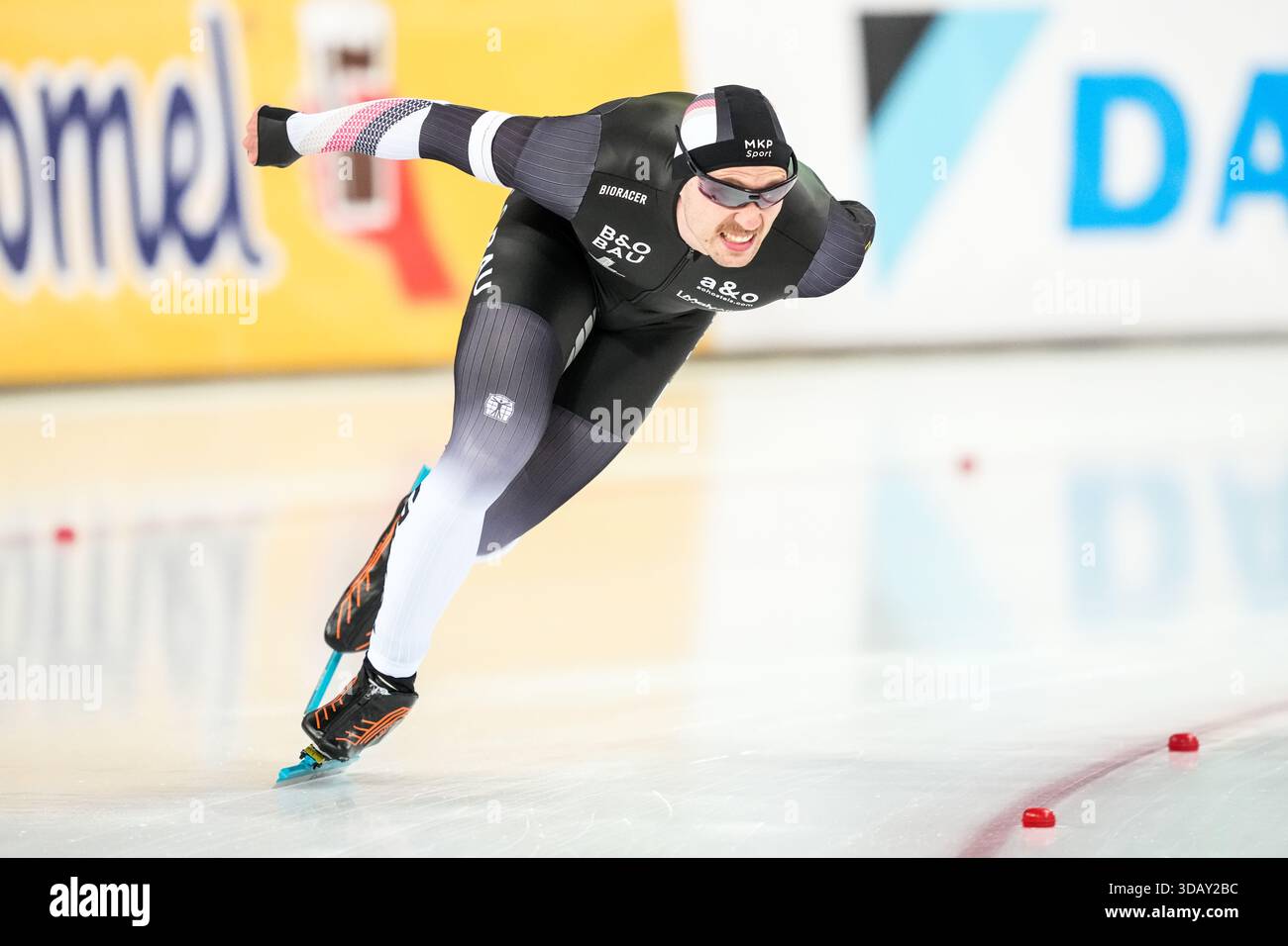 HAMAR, NORWAY - DECEMBER 12: Hendrik Dombek of Germany during the ISU ...