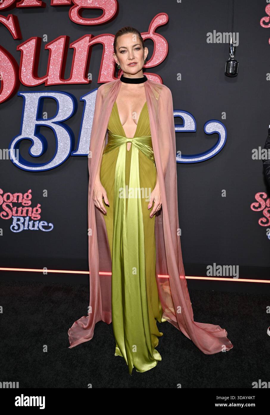 Kate Hudson attends the premiere of "Song Sung Blue" at AMC Lincoln ...