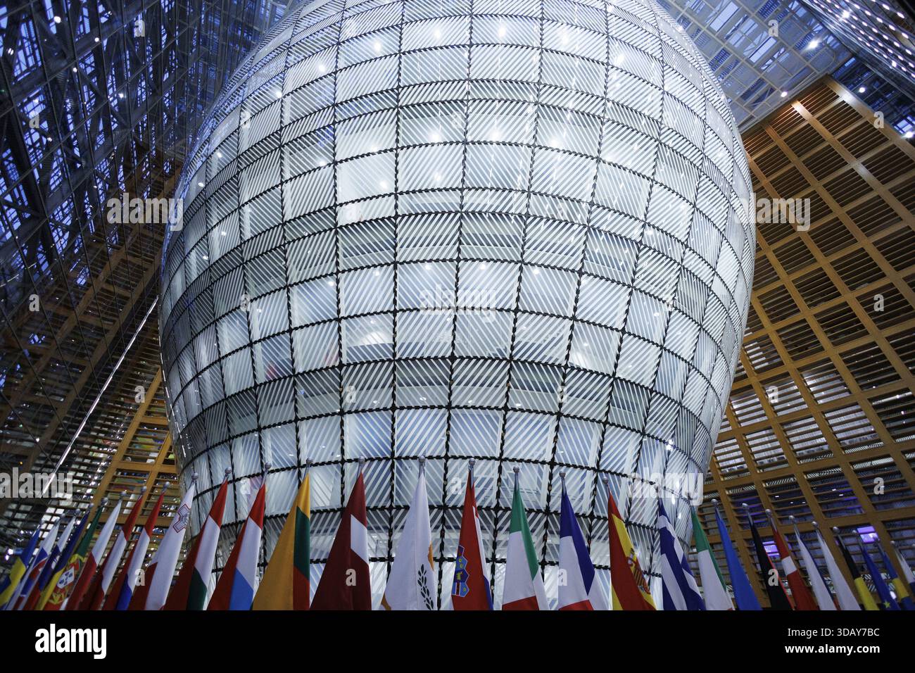 The Europe building pictured during the Ecofin Economic and Financial ...