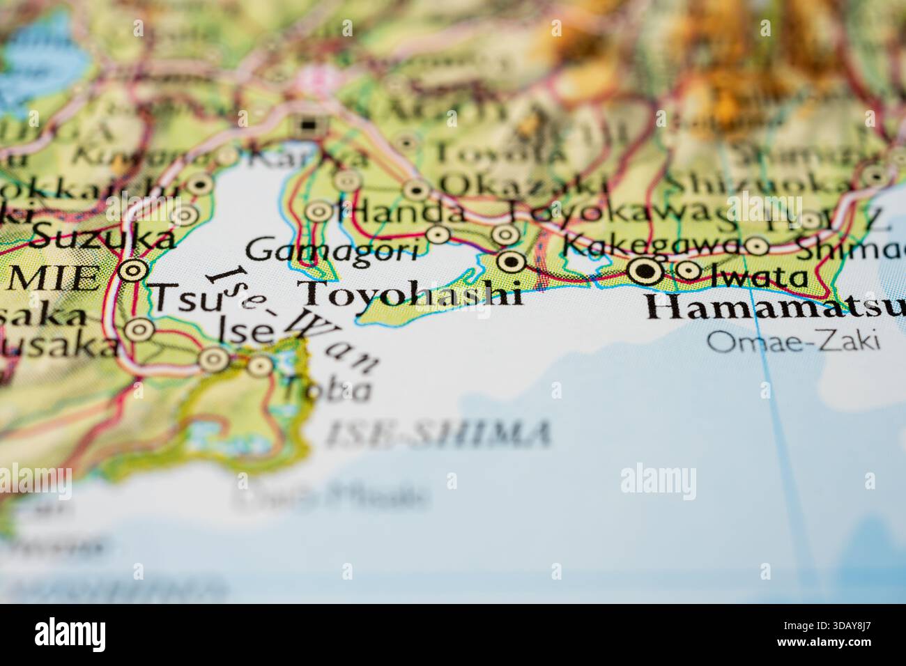 Okazaki city map japan hi-res stock photography and images - Alamy