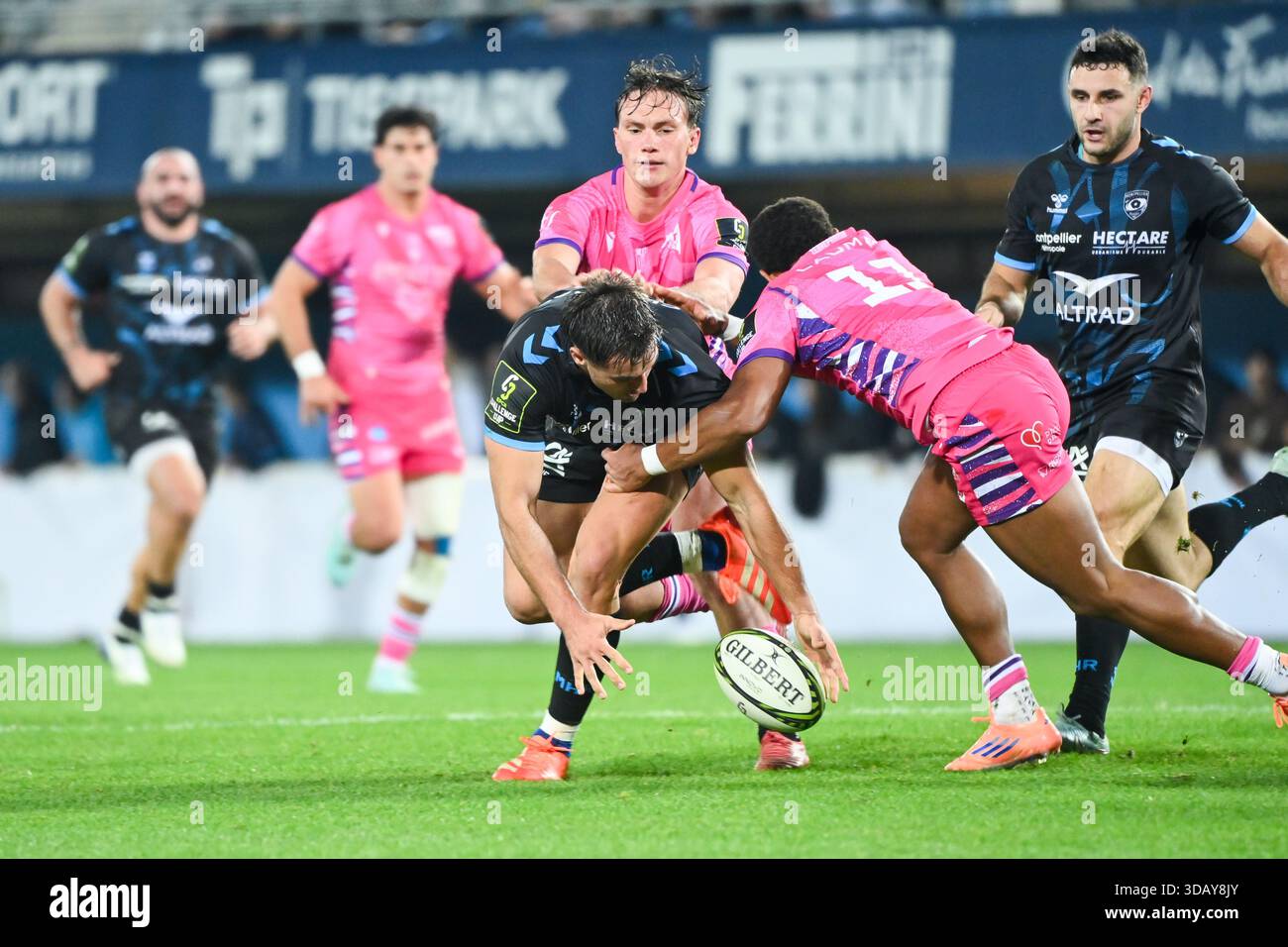 Auguste CADOT of Montpellier during the EPCR Challenge Cup match ...