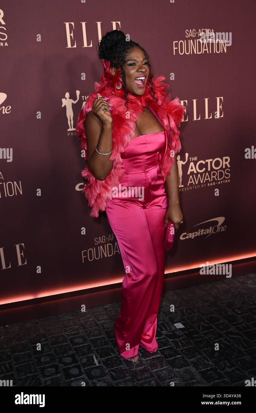 Edwina Findley arrives at the Actors Night on Thursday, Dec. 11, 2025 ...