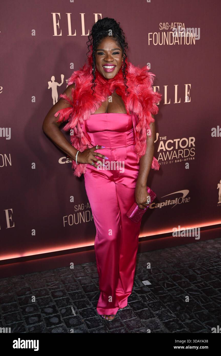 Edwina Findley arrives at the Actors Night on Thursday, Dec. 11, 2025 ...
