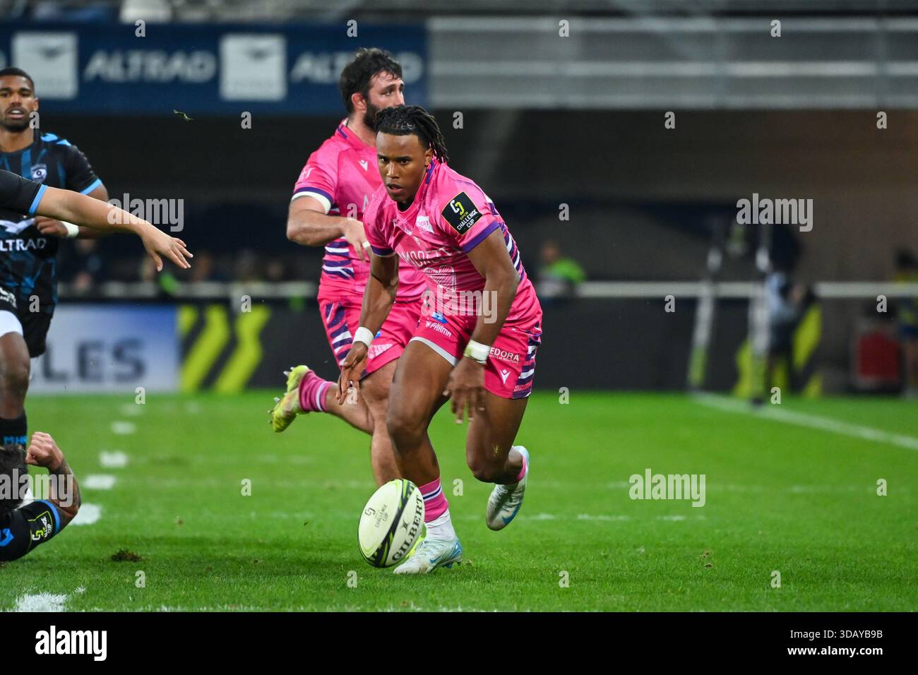MAlik FAISSAL of Zebre Parma during the EPCR Challenge Cup match ...