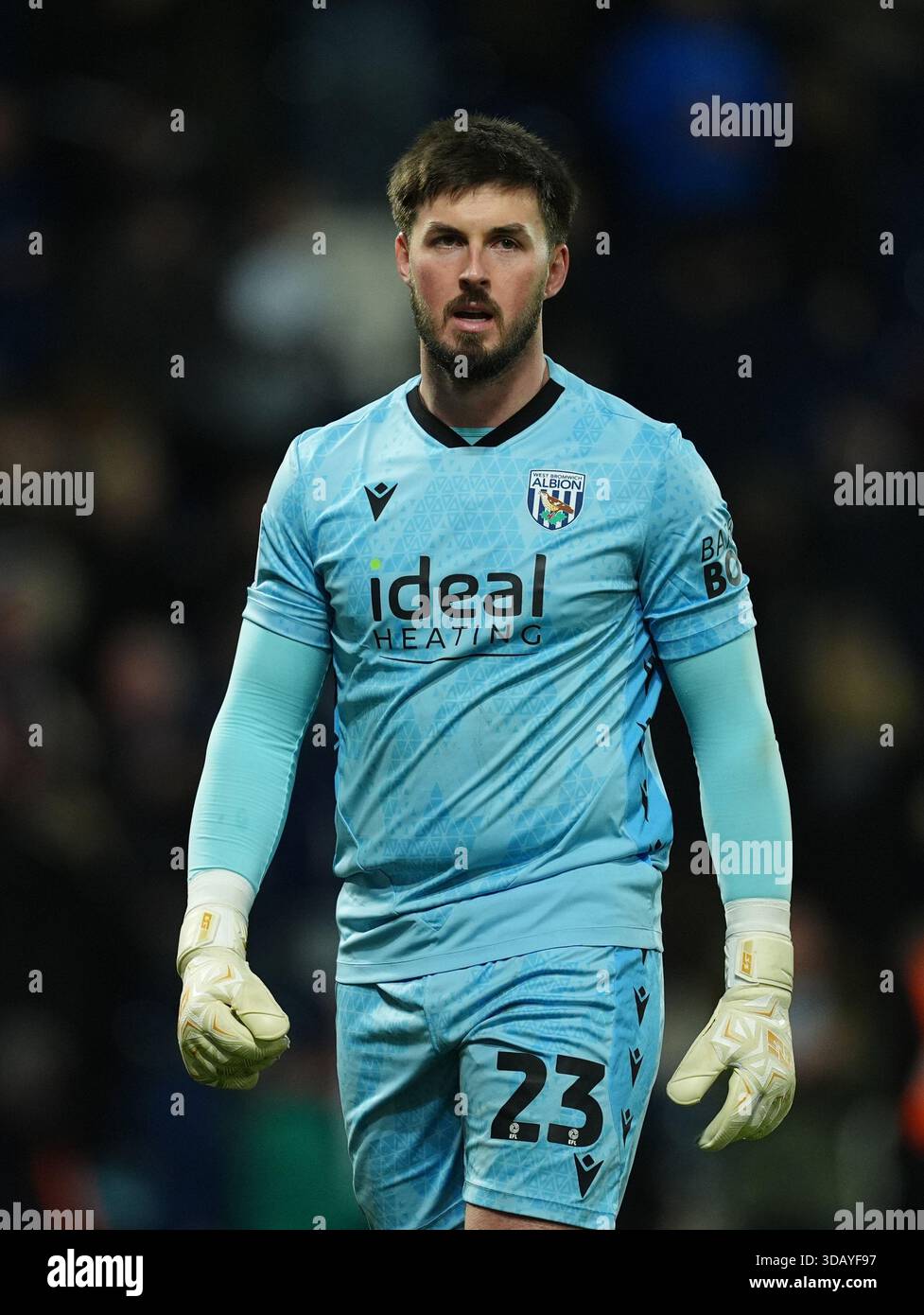 West Bromwich Albion goalkeeper Joe Wildsmith during the Sky Bet ...