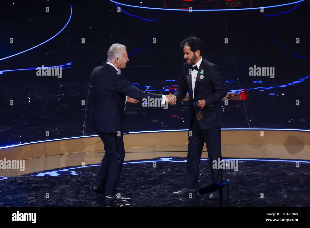 BEN SULAYEM Mohammed (uae), President of the FIA, portrait with FERRARI ...