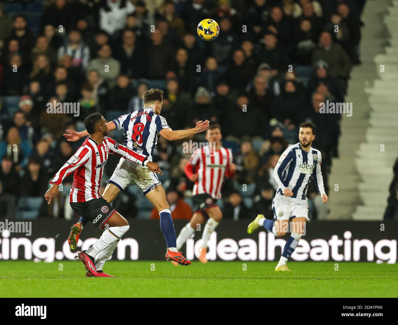 WEST BROMWICH, ENGLAND - DECEMBER 12: Jayson Molumby of West Bromwich ...
