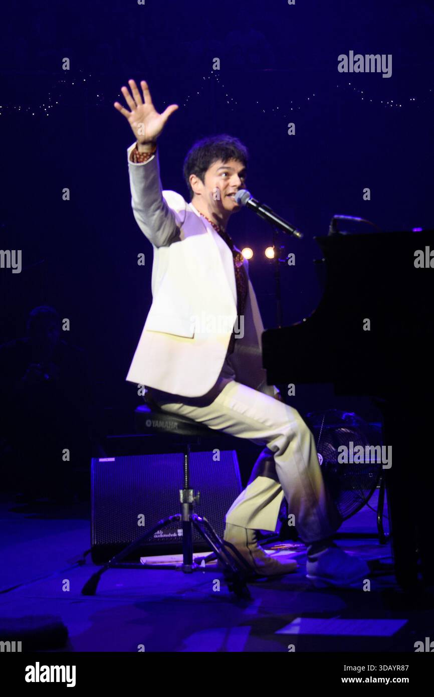 London, UK. 12 Dec 2025. Jamie Cullum performs with a big band for his ...