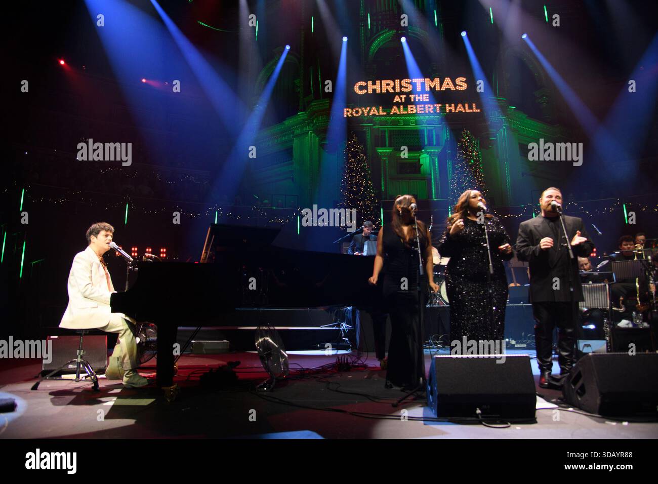 London, UK. 12 Dec 2025. Jamie Cullum performs with a big band for his ...