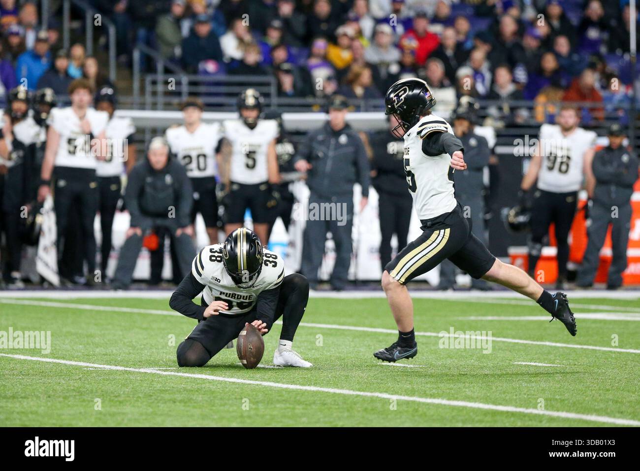 SEATTLE, WA - NOVEMBER 15: Purdue (PK) #93 Seth Turner during a college ...