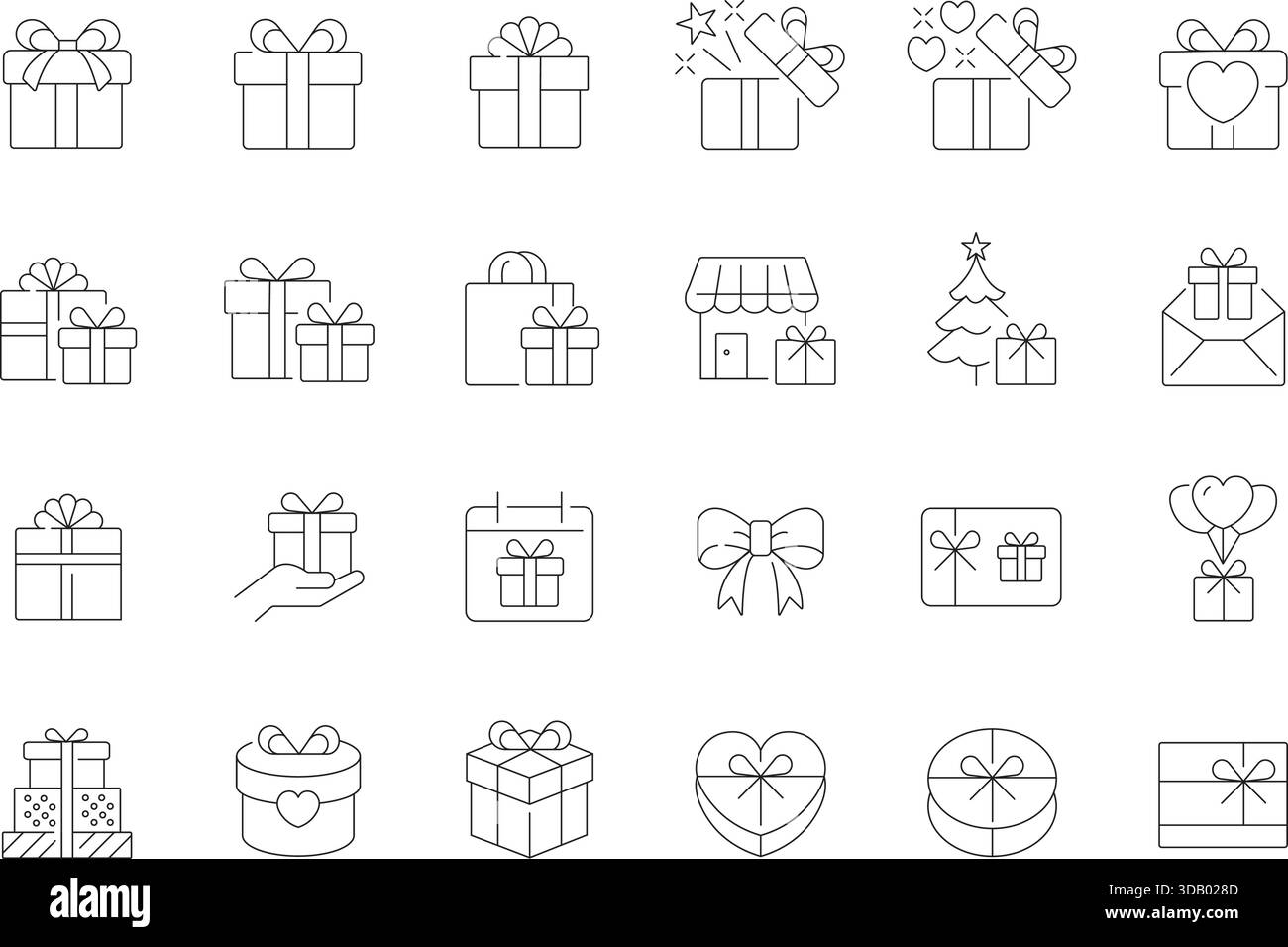 Holiday gift special occasion Black and White Stock Photos & Images - Alamy