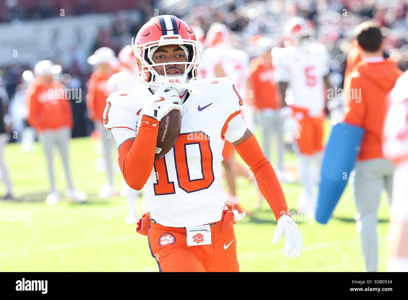 COLUMBIA, SC - NOVEMBER 29: Clemson Tigers wide receiver Juju Preston ...