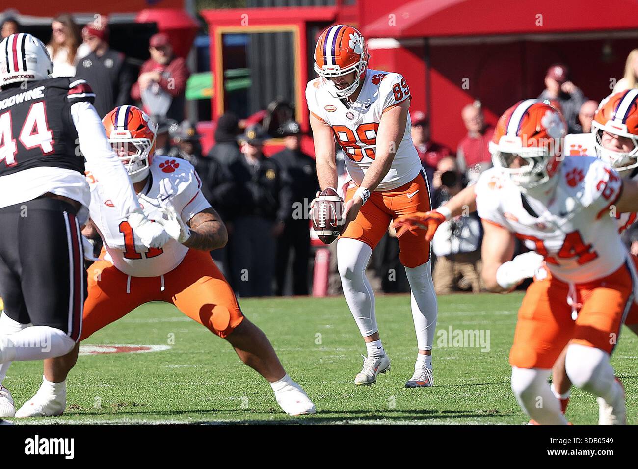 COLUMBIA, SC - NOVEMBER 29: Clemson Tigers punter Jack Smith (89 ...