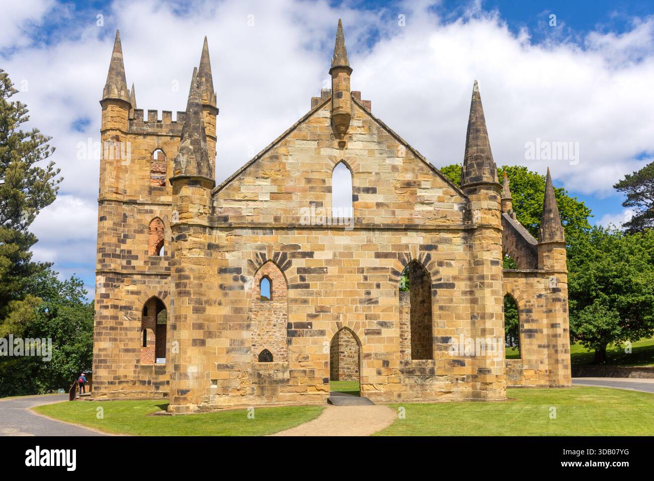 Convict-built church at Arthur Historic Site, Port Arthur, Tasman ...