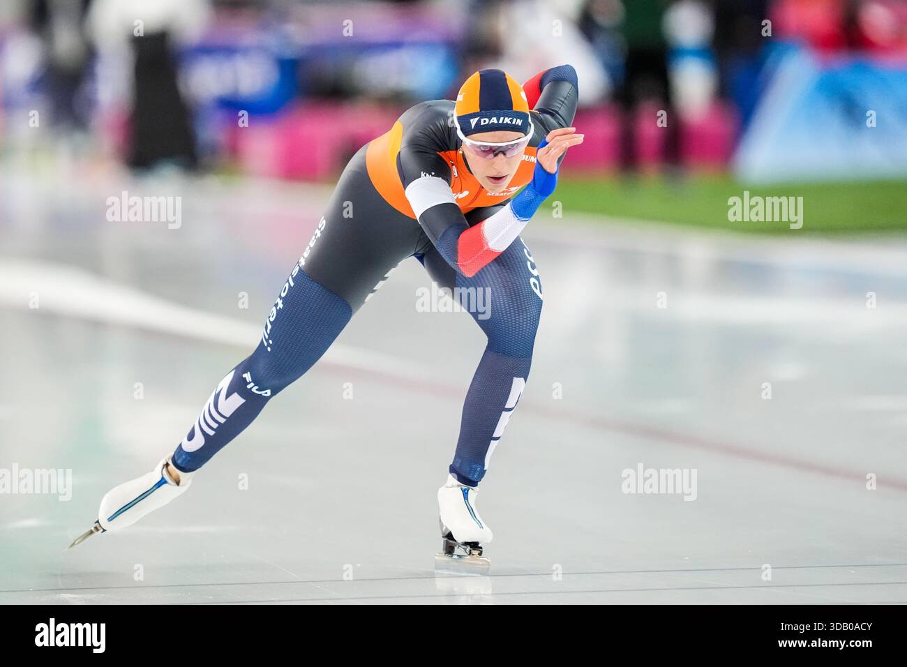 HAMAR, NORWAY - DECEMBER 13: Meike Veen of Netherlands during the ISU ...