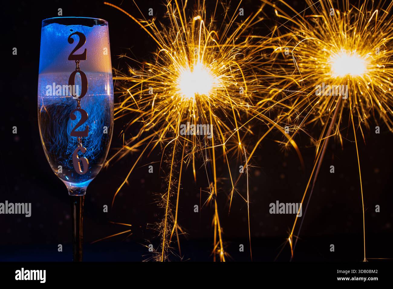 Welcome the year 2026 lights hi-res stock photography and images - Alamy