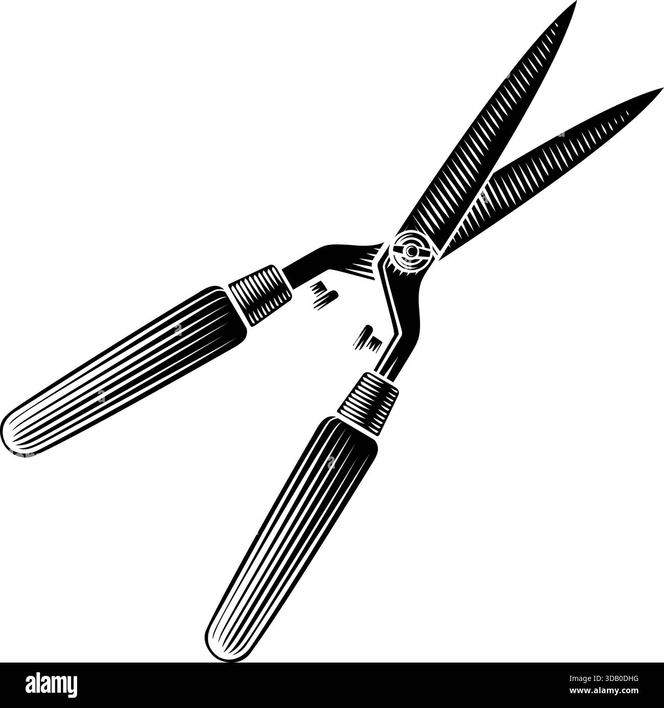 Hedge trimmer maintenance Stock Vector Images - Alamy