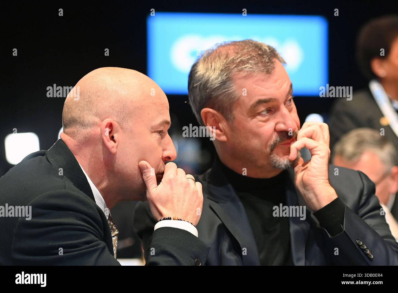 v.li: Alexander HOFFMANN MdB, Markus SOEDER Ministerpraesident Bayern ...