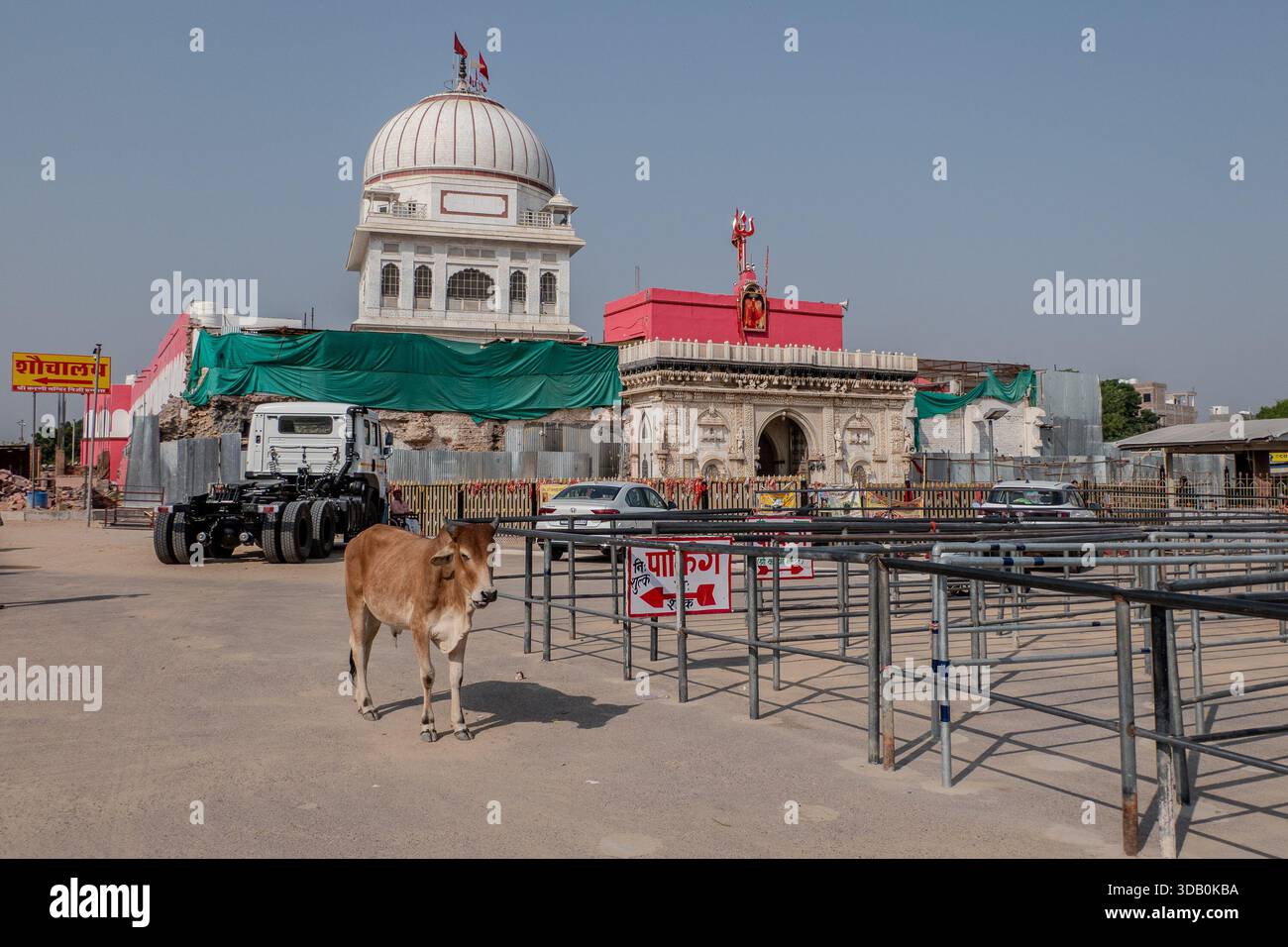 Deshnoke, India, October 23, 2025. The temple is dedicated to the Hindu ...