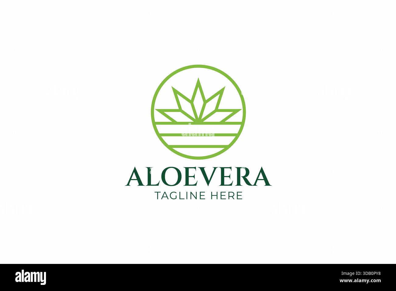 Natural aloe vera line Cut Out Stock Images & Pictures - Alamy