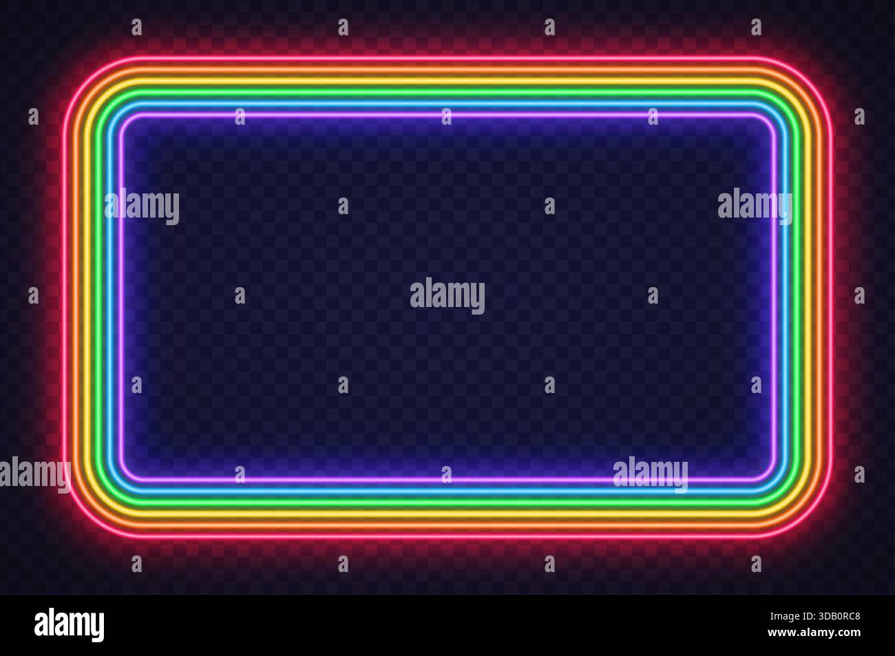 Rainbow gradient rounded rectangle hi-res stock photography and images ...