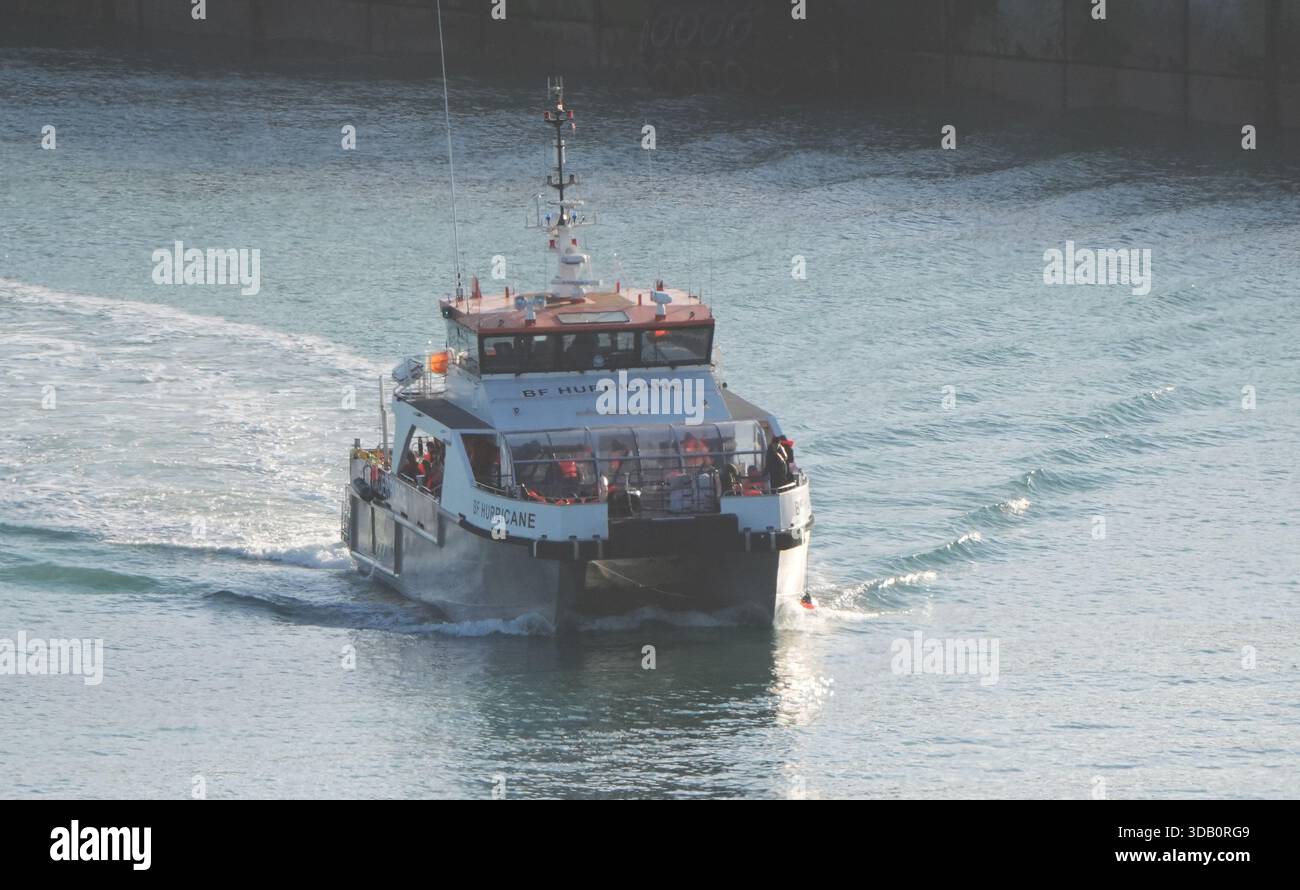 A group of people thought to be migrants are brought in to the Border ...