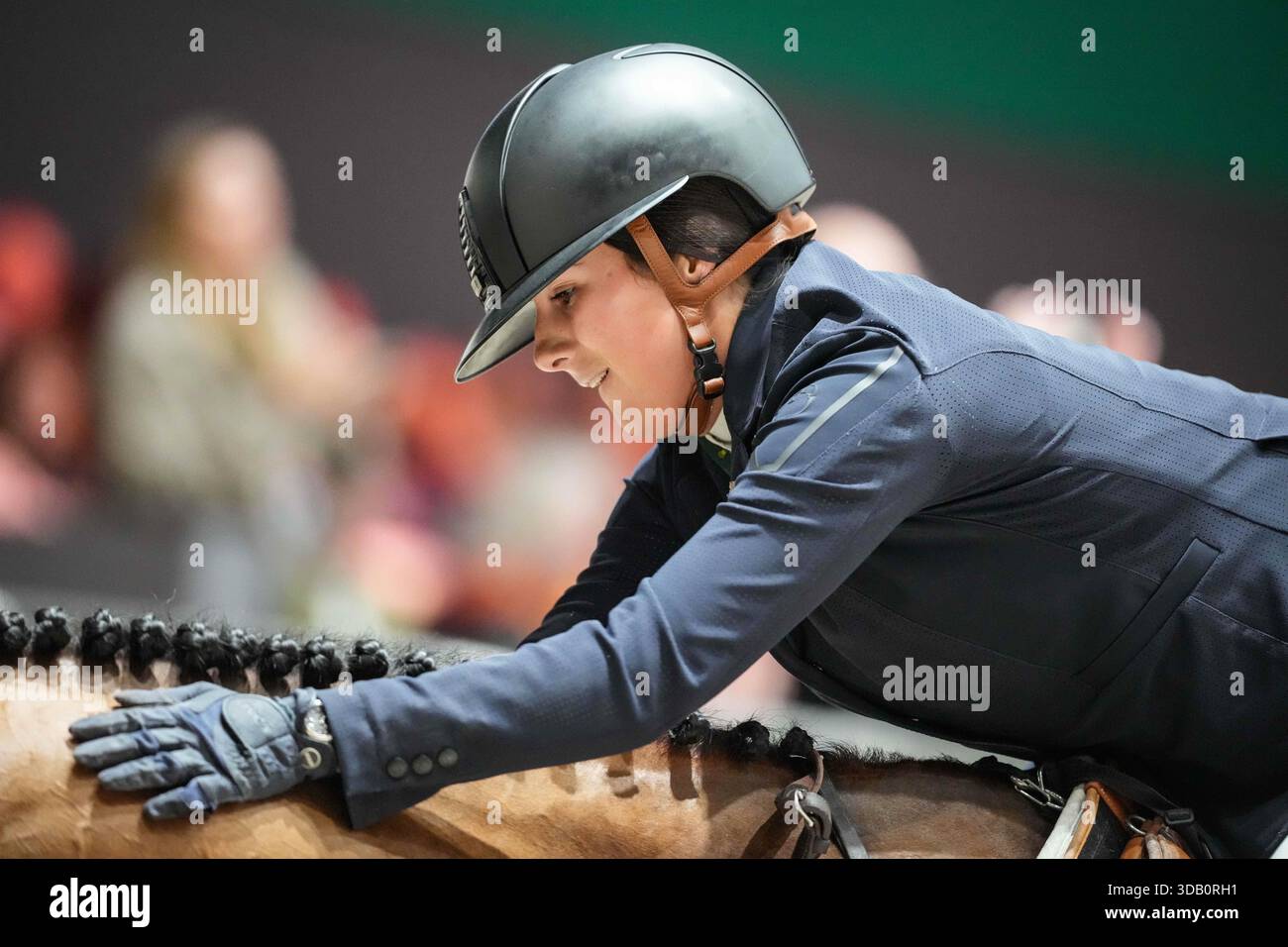 Amelie GACHOUD (GBR) riding LANCASTER during the Day 4 of the 64th CHI ...