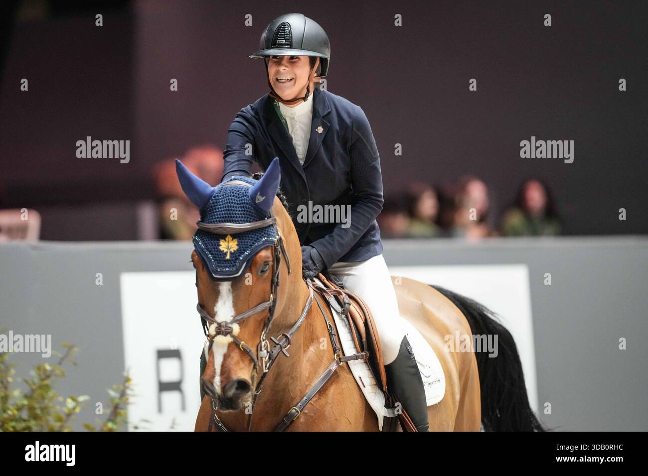 Amelie GACHOUD (GBR) riding LANCASTER during the Day 4 of the 64th CHI ...