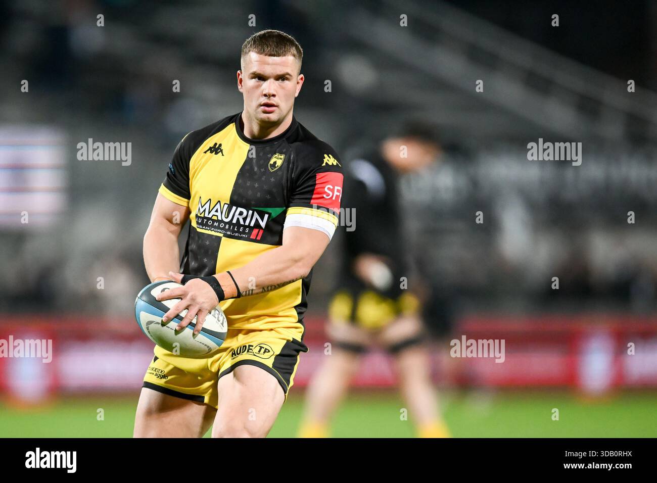 Joseph Wadman of Carcassonne during the Pro D2 match between Brive and Carcassonne at Stade ...