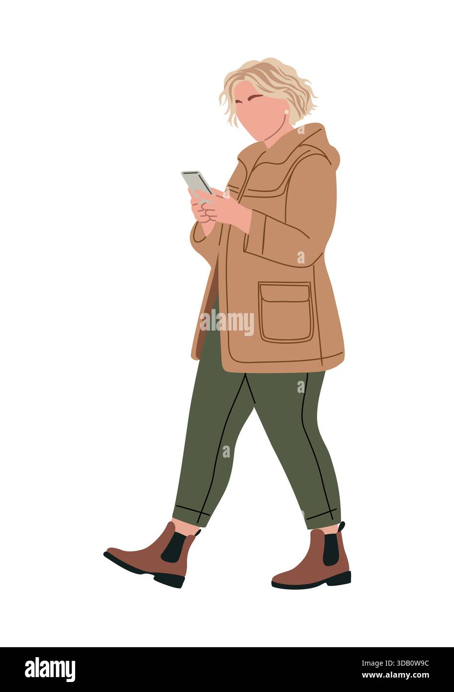 Outdoor life walking in Stock Vector Images - Alamy