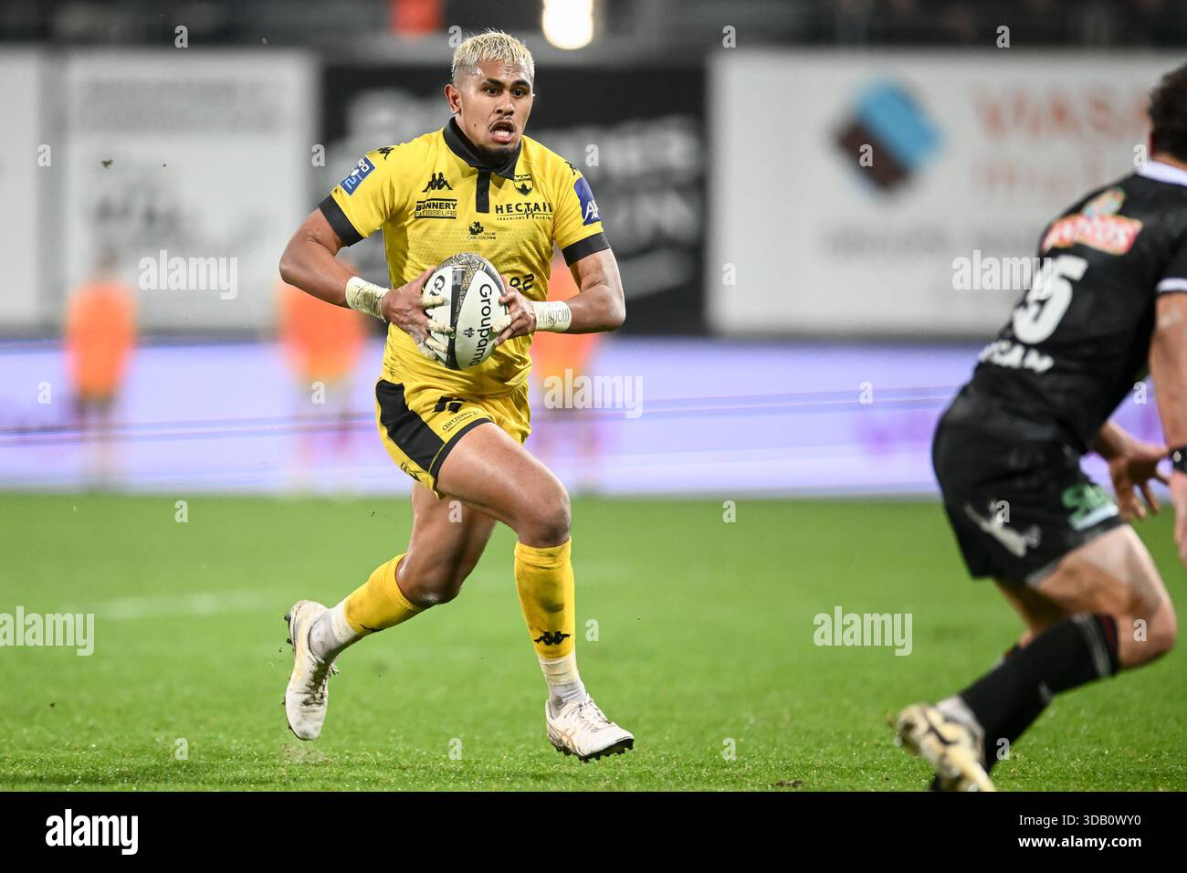 James Daniel Ah Hing of Carcassonne during the Pro D2 match between ...