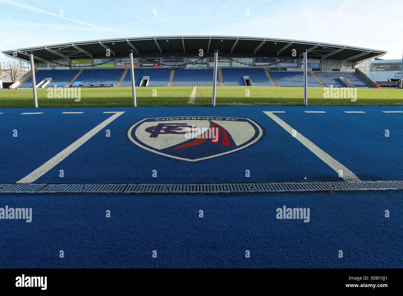 A general view of SMH Group Stadium ahead of the Sky Bet League 2 match ...
