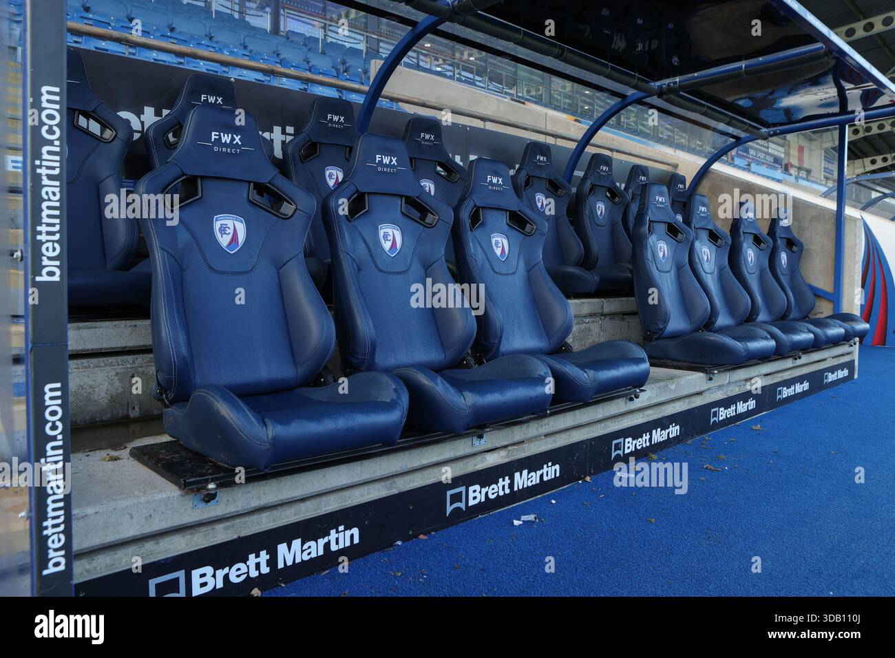 A general view of SMH Group Stadium ahead of the Sky Bet League 2 match ...